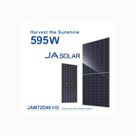 JA SOLAR - 595W Bifacial